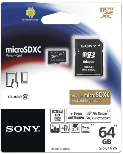 Карта памяти Sony MicroSD SR64NYAT